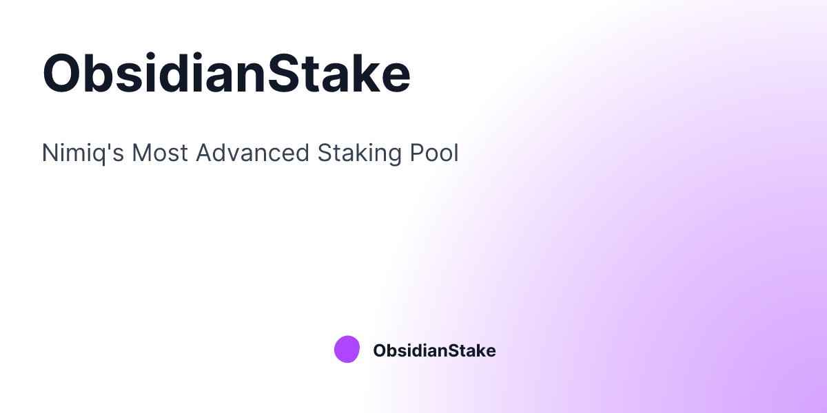 Ranking | ObsidianStake - Advanced Nimiq Staking Pool | Secure ...